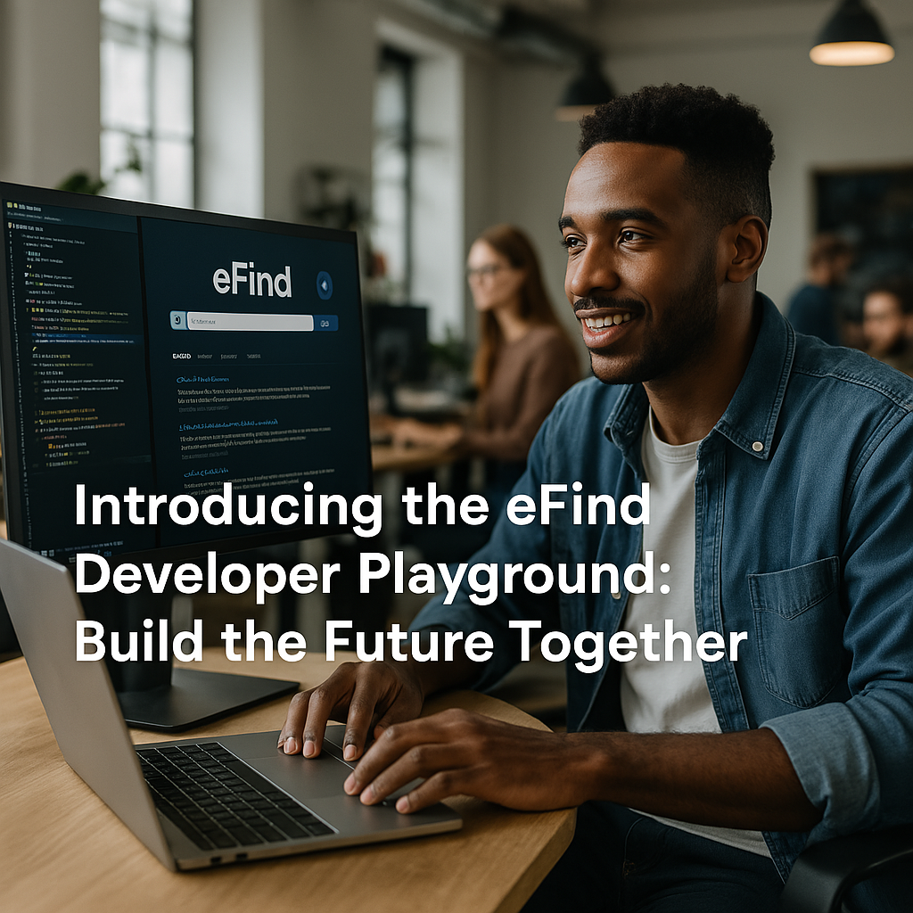 Introducing the eFind Developer Playground: Build the Future Together